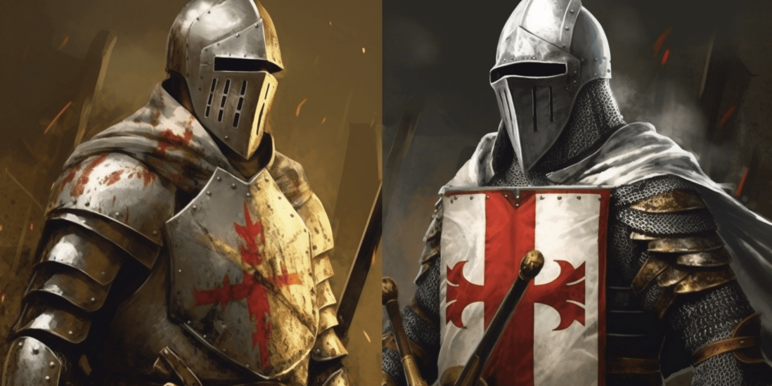 Knight Hospitaller Vs. Knights Templar: The Difference