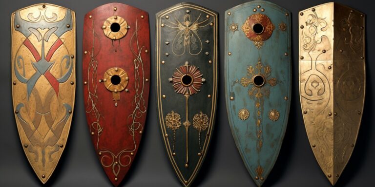 Medieval Norman Shields: Design, Function, and Symbolism