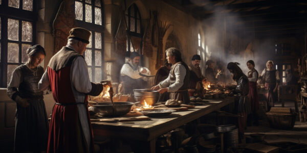 Staff in the Medieval Castle: The Backbone of a Feudal Stronghold