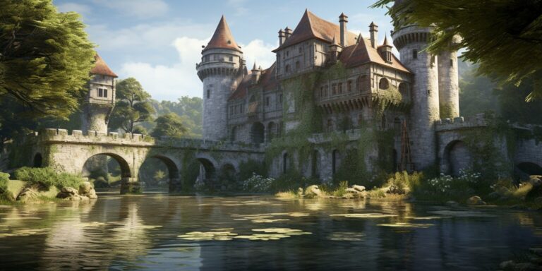 Explore the History and Mystery of a Castle Moat