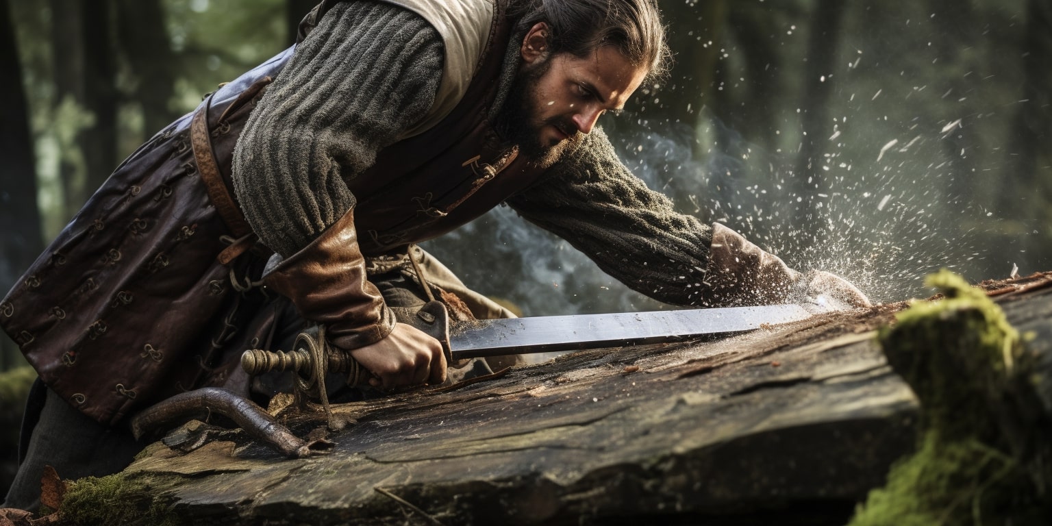 Training with Timber: Wooden Swords of Medieval Times