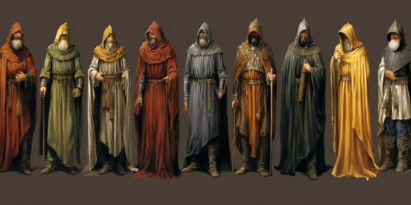 Drapes of Distinction: The Various Cloaks Worn in Medieval Times